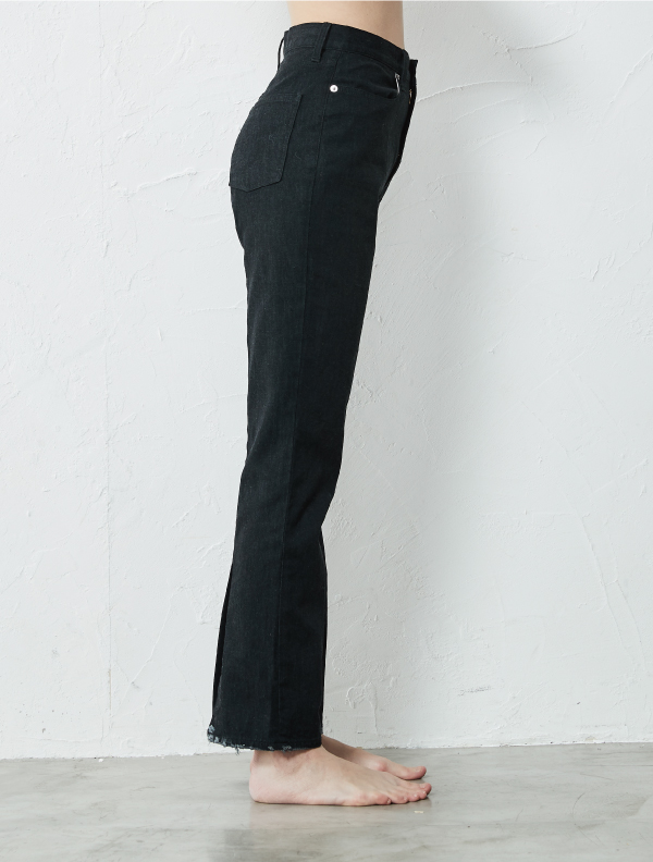 BACK SLIT FLARE PANTS | JapanDenim ENglish